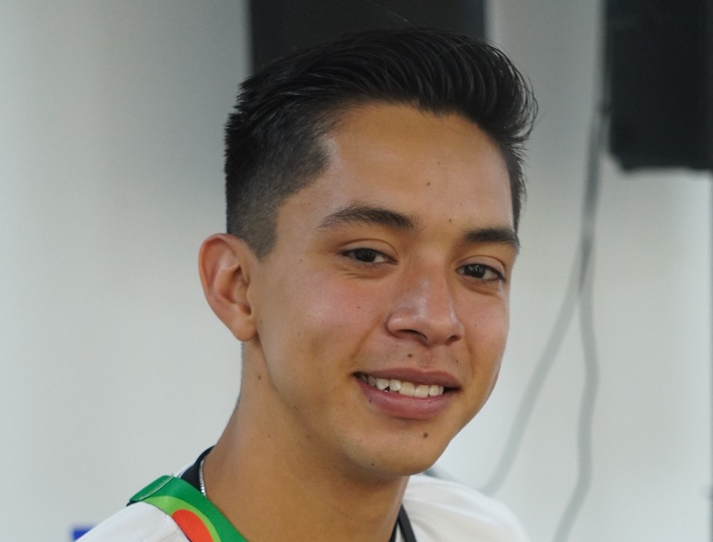 Ángelo Solís, voluntario mexicano apoya Juegos Paranacionales