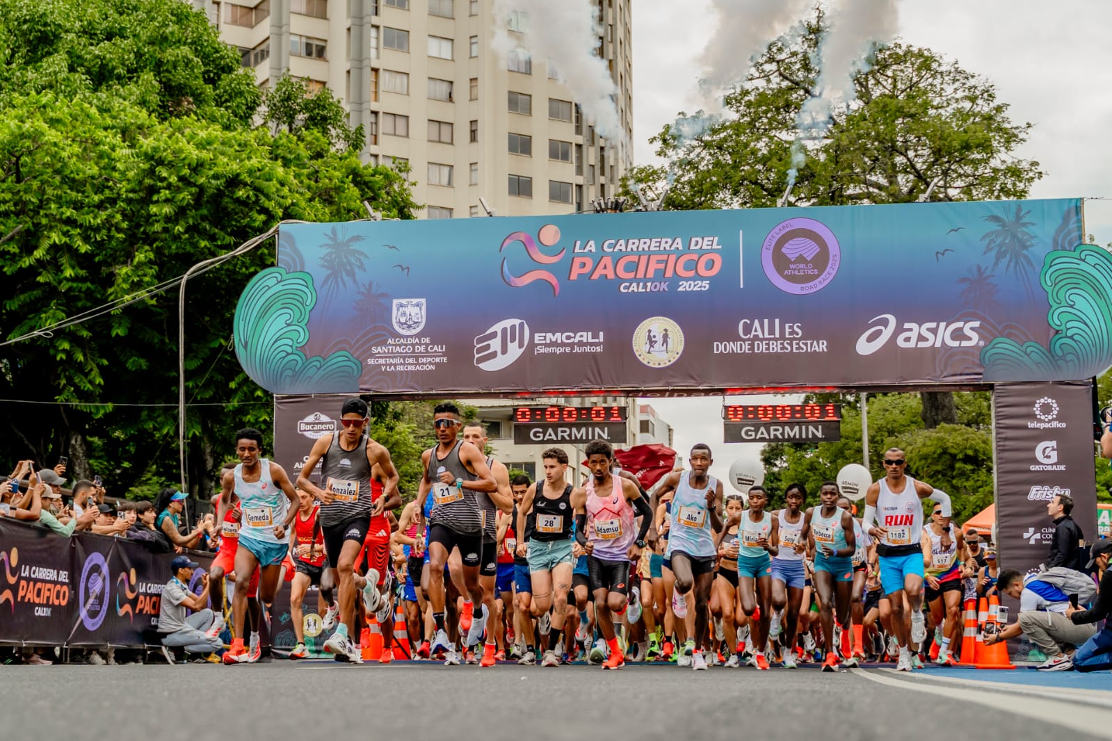 Los africanos dominaron la Carrera del Pacífico 10K Cali 2025
